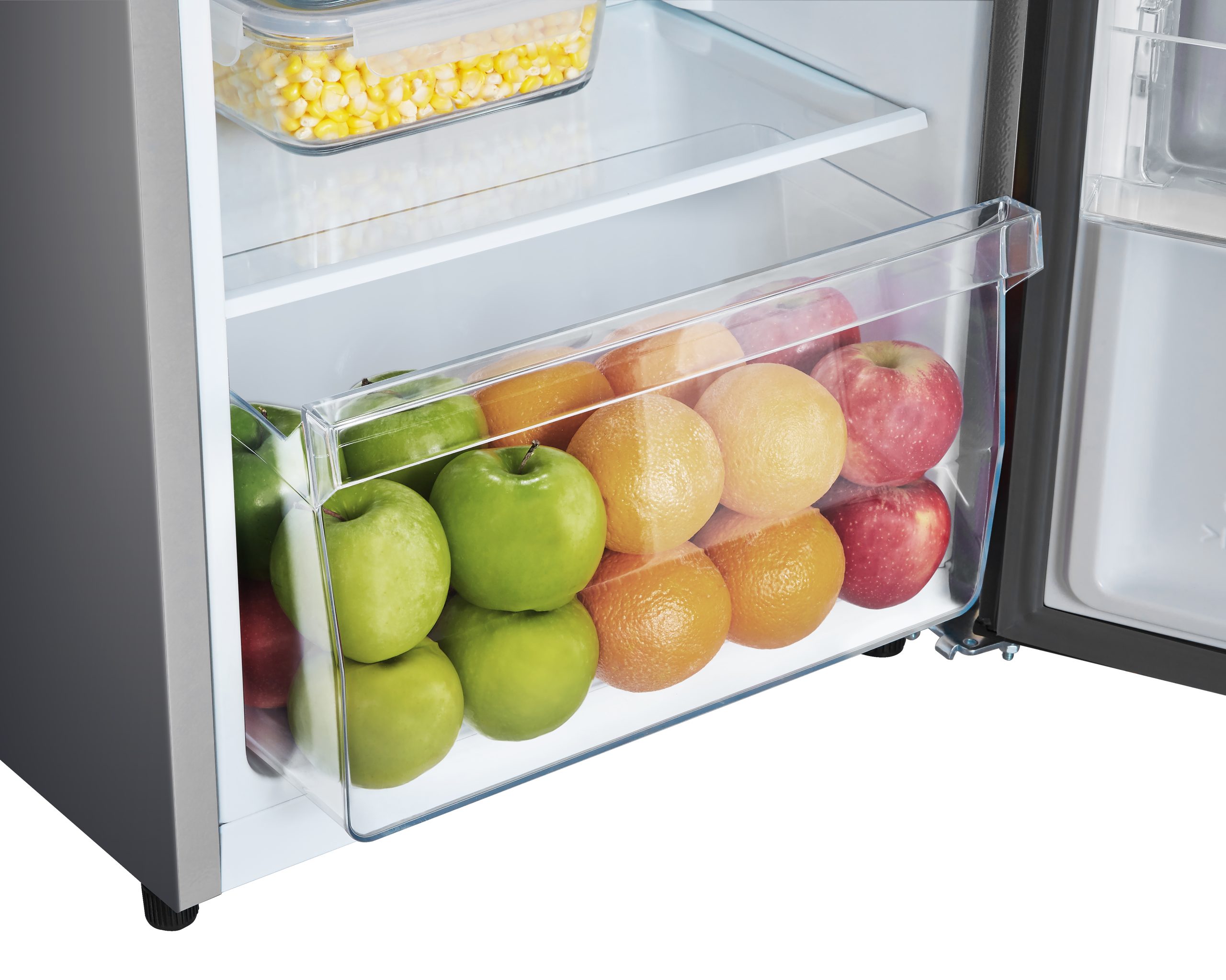 Hisense H225TTS 154 L Titanium Silver Combi Refrigerator | Giovision