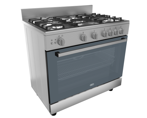 Defy 90cm Full Gas Range Cooker (5 Burners) – DGS90G – Giovision