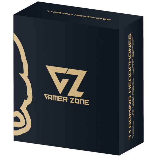 Gamer Zone ” series Pro Gaming Headset – Black & Red – Giovision